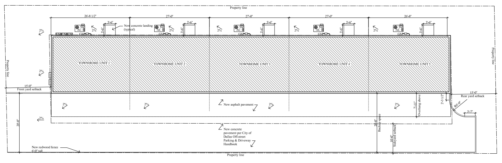 MEP & Fire Sprinkler Design: 5 Two-Story Townhomes, Dallas, TX - Global ...